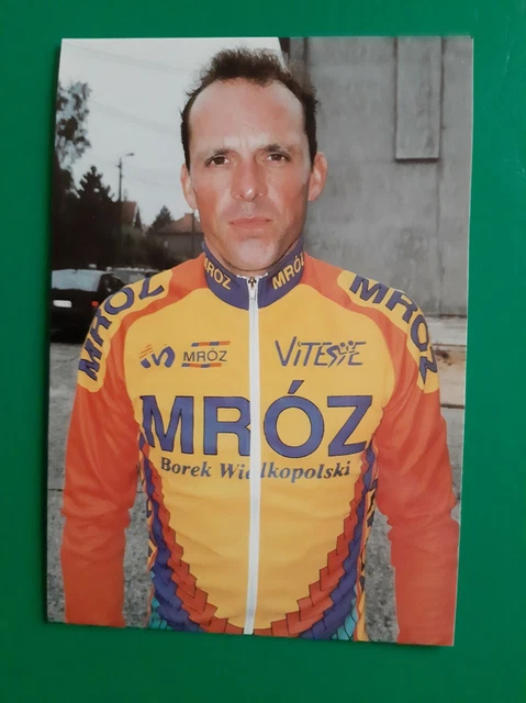 CYCLISME CARTE CYCLISTE UWE AMPLER équipe MROZ 1997 coups de pédales ...