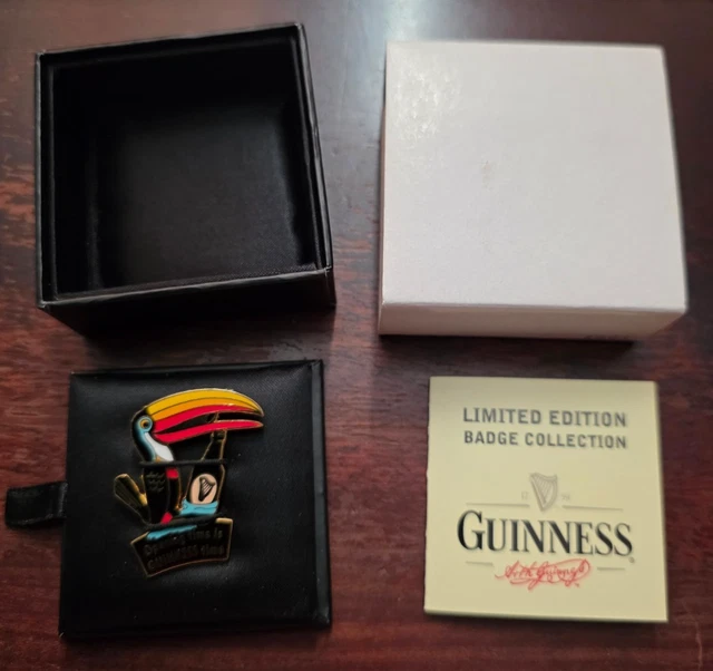 GUINNESS - OPENING Time is Guinness Time - Limited Edition Badge £24.99 ...