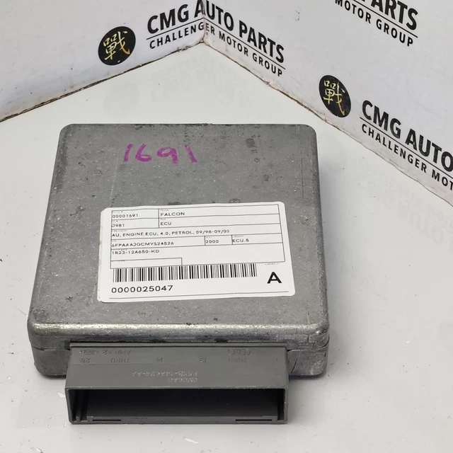 FORD FALCON ECU Au, Engine Ecu, 4.0, Petrol,1R2312A650Kd, 09/98-09/02 ...
