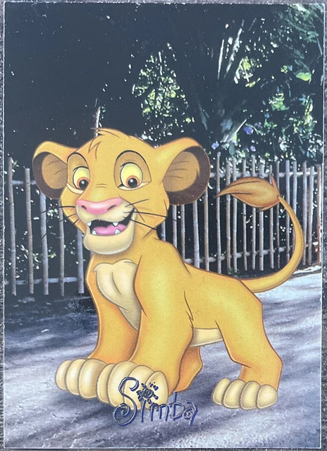 WALT DISNEY WORLD Signature Series Trading Card - #22 Simba $1.29 ...