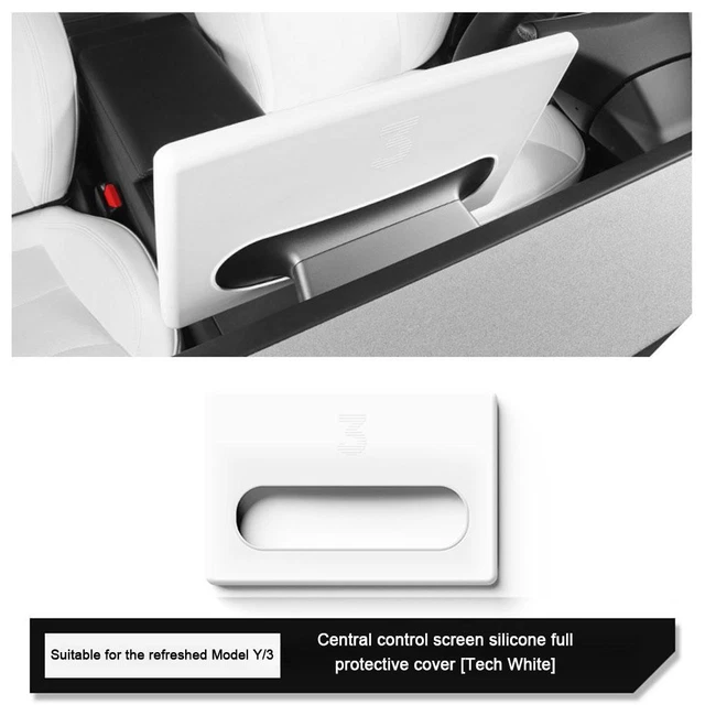 1*CAR SILICONE SCREEN Protector For Tesla-Model-Y Juniper 2025 Model-3 ...