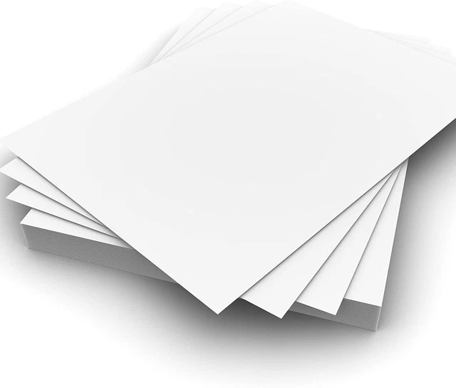 WHITE CARD A5 A4 Card Making Paper & Cardstock 100 120 160 200 250 ...