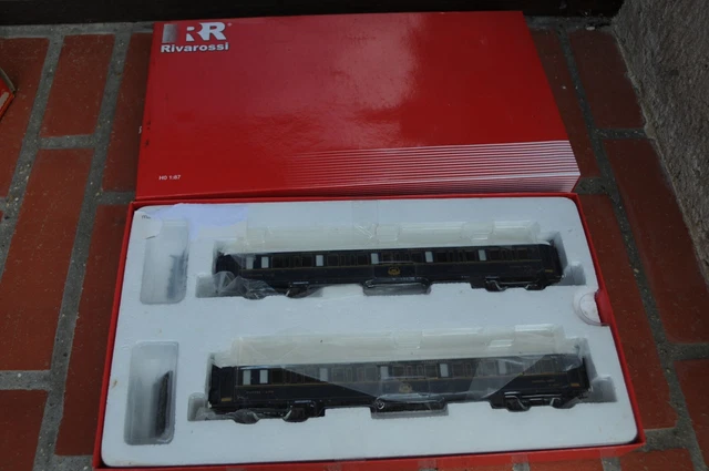 RIVAROSSI COFFRET DE 2 voitures CIWL Venice Simplon Orient Express ref HR4144 HO EUR 299,00 ...