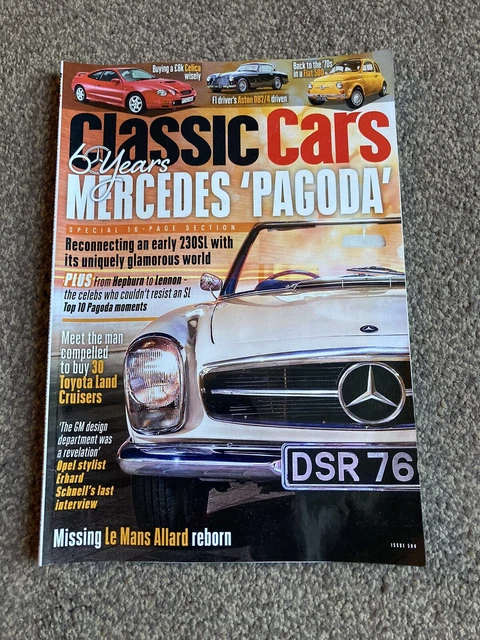 CLASSIC CARS JANUARY 2023 Magazine Issue 594 - 60 Years Mercedes Pagoda ...