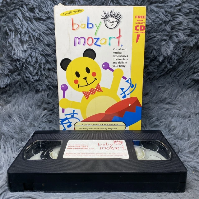 BABY EINSTEIN BABY Mozart Visual Musical Baby VHS Tape 1998 No CD ...