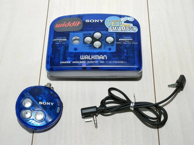 SONY WM-FK2 BLUE Walkman Cassette Player Maintained, Tested, Vintage ...