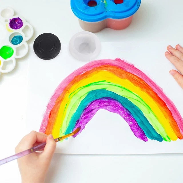 6 PCS PAINT Cups Single Dipper Palette Drawing Supplies $25.51 ...