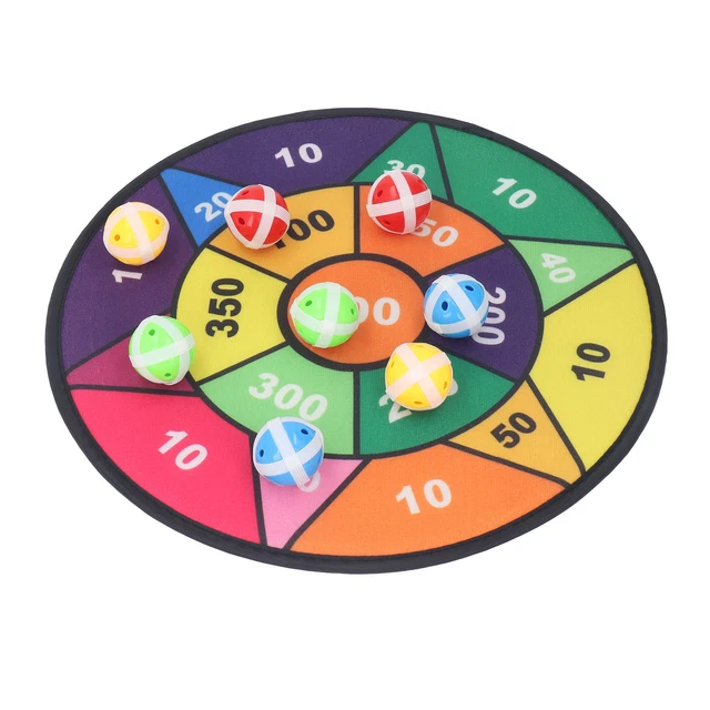 DART BOARD GAME Interactive Kids Dart Board Reusable Reliable With 8 ...