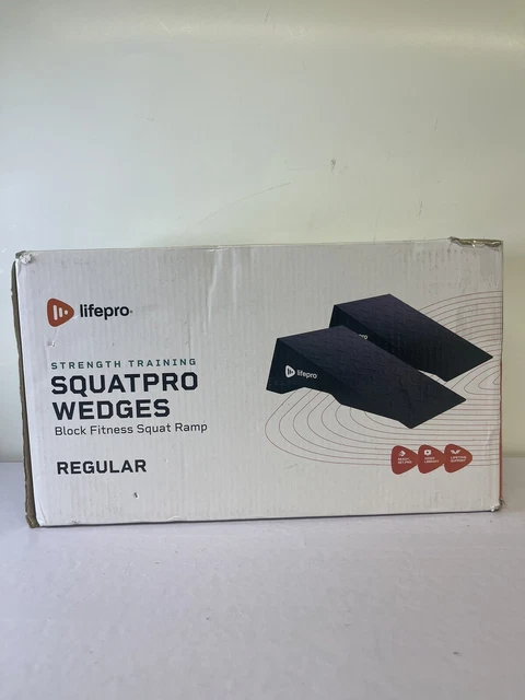 METAL SQUAT WEDGE Block Set - Two Squat Ramp Wedges with Resistance ...