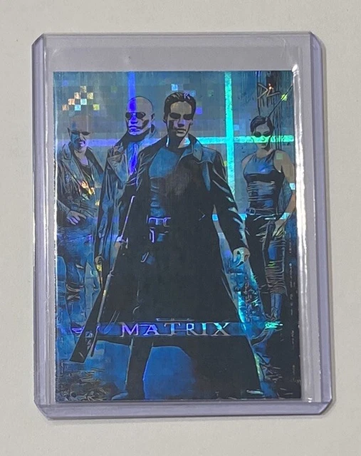 THE MATRIX LIMITED Edition Artist Signed Keanu Reeves Refractor Trading ...