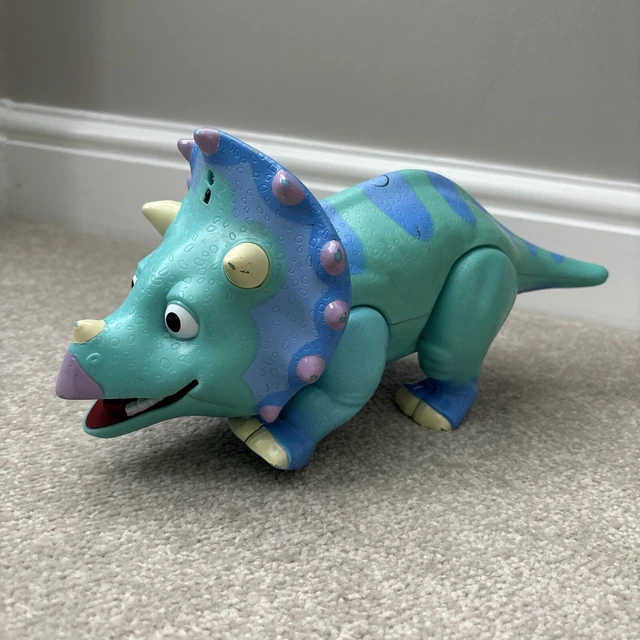 DINOSAUR TRAIN TANK Triceratops Interactive Sounds Talking Toy 2010 Jim ...