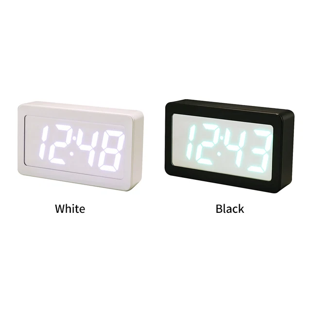 LED DIGITAL KIDS Adults Living Room Alarm Clock RGB Color Changing ...