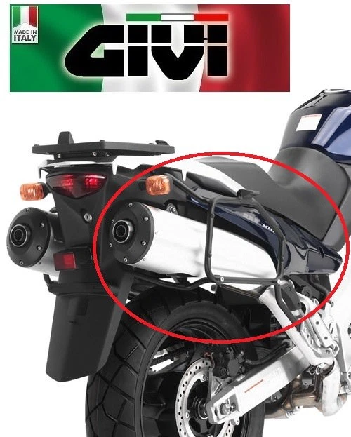 PORTE-VALISES LATÉRAL VALISES Monokey Kawasaki Klv 1000 2008 2009 PL528 ...