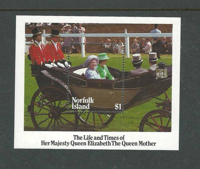 1985 LIFE AND Times of the Queen Mother Mini sheet Complete MUH/MNH as ...