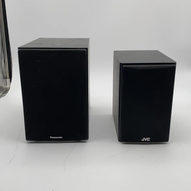 PANASONIC & JVC Bookshelf Speakers Job Lot – Untested, For Parts/Repair ...