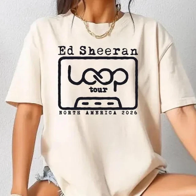 ED SHEERAN LOOP Tour North America 2026 Concert Graphic Unisex Shirt Size S-4XL $26.59 - PicClick AU