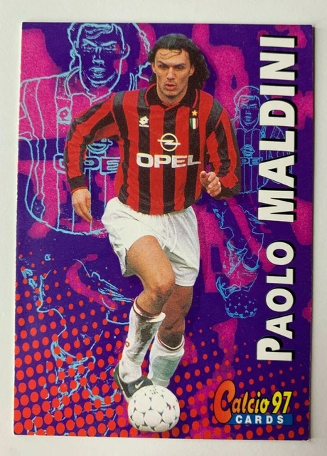 *VERY RARE* PAOLO MALDINI Milan Panini Calcio Cards 1997 N.33 EUR 7,19 ...