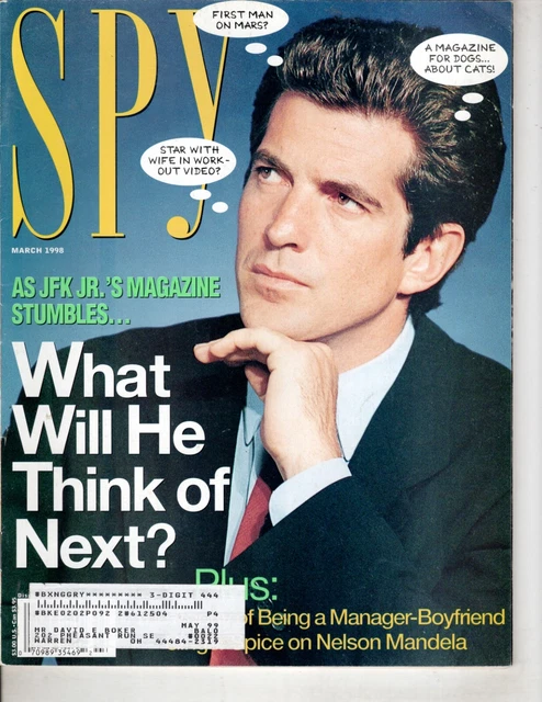 RARE SPY MAGAZINE March 1998 JFK Jr. John F Kennedy George magazine ...