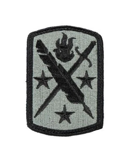US ARMY UNIFORM 95th Civil Affairs Brigade Ucp Acu patch Foliage Green ...