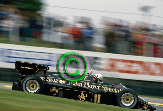 RACING ORIGINAL 35MM Slide F1 Elio de Angelis - Lotus 95T 1984 Britain ...