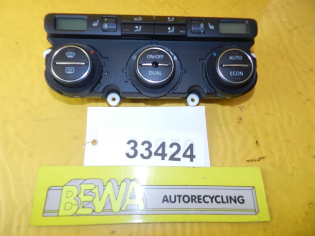 CLIMATE CONTROL PANEL/HEATER/FAN VW Golf 5 V 1.6 1K0907044BE No. 33424 ...