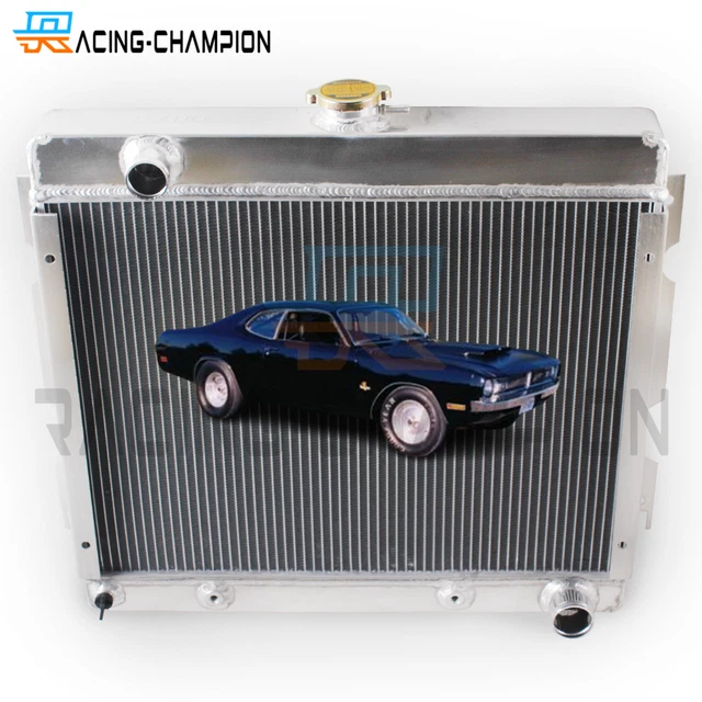 3 ROW ALUMINUM Radiator for 1970-1972 Dodge Dart/Plymouth Duster ...