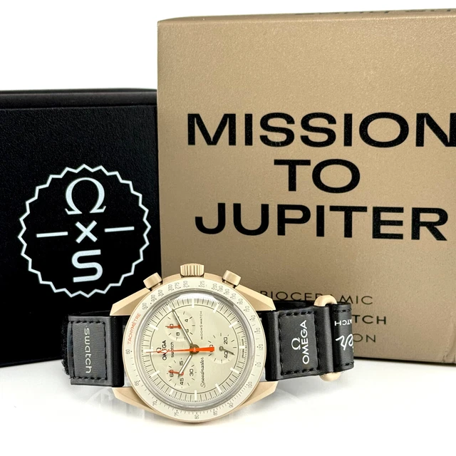 OMEGA X SWATCH Speedmaster MoonSwatch Mission to Jupiter Bioceramic 42 ...