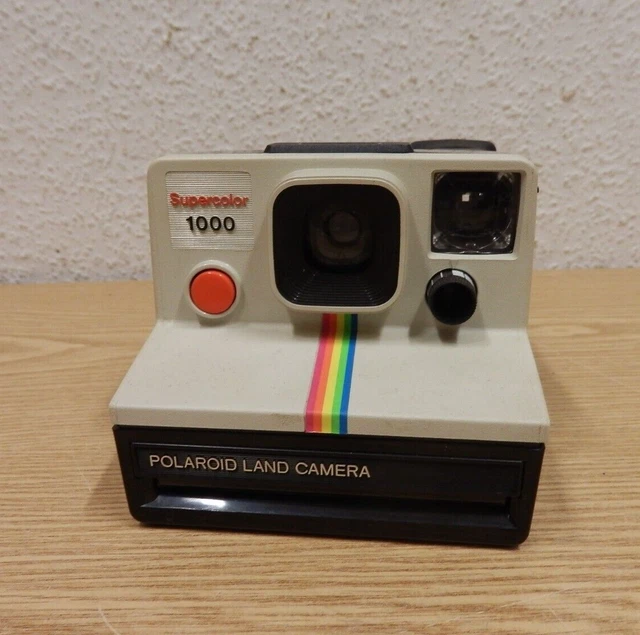 70ER POLAROID LAND Camera Supercolor 1000 70s Sofortbildcamera 70s ...
