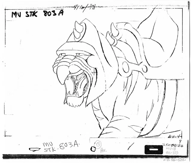 HE-MAN/SHE-RA MASTERS OF the Universe BATTLE CAT layout reference £8.00 ...