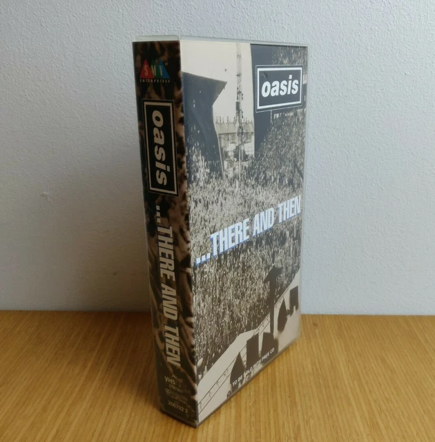 OASIS THERE AND Then VHS Video Cassette Tape Earls Court & Maine Road ...
