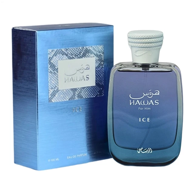 RASASI HAWAS ICE For Men Eau De Parfum Spray 3.4 Oz/100 Ml -BRAND NEW ...