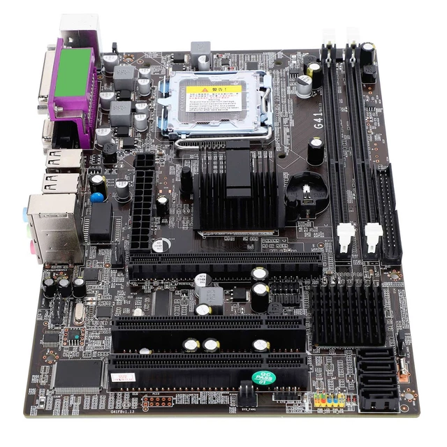 MOTHERBOARD LGA 771 DDR3 G41 Chip Dual Channel Desktop Computer ...