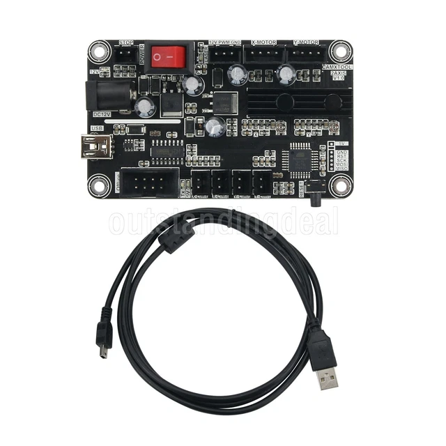 2 AXIS GRBL Control Board USB Port For DIY Small CNC Laser Engraving ...