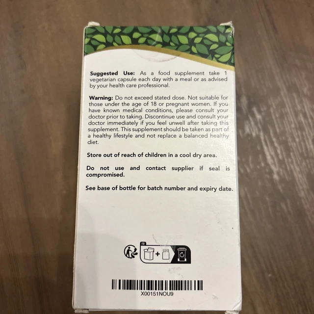 EZYLEAF BETAINE HCL with Pepsin 650Mg | 120 Vegan Capsules | Betaine ...