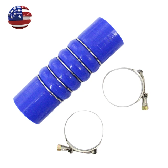 NEW COOLANT SILICONE Hose W/ Clamps Fit for Peterbilt & Kenworth F50 ...