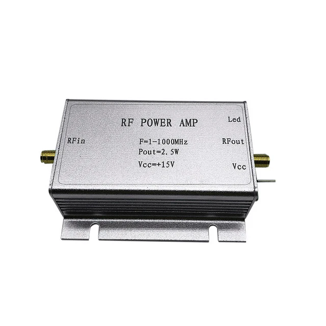 1-1000MHZ RF BROADBAND Low-Power Amplifier FM Transmitter for Ham Radio ...