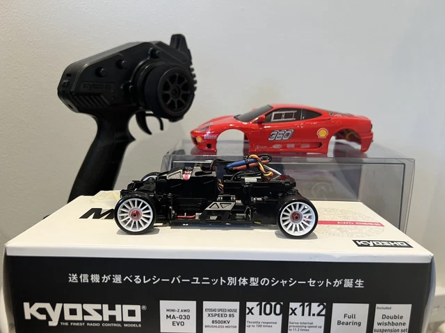 KYOSHO MINI-Z AWD MA-030 EVO Brushless Drift RC Set Autoscale Readyset ...