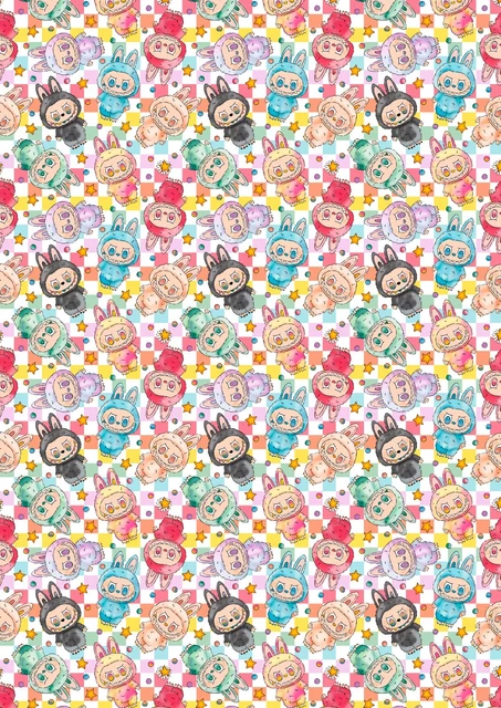 LABUBU BIRTHDAY GIFT Wrap - Labubu Wrapping Paper - Labubu Birthday ...