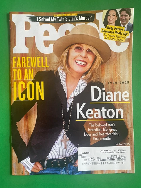 DIANE KEATON 1946-2025 - People Magazine-October 2025 - Brand New ...