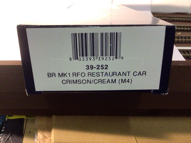 BACHMANN 39-252 MK1 rfo restaurant car crimson/ cream livery OO gauge £ ...
