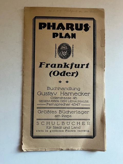 PHARUS-PLAN - FRANKFURT (Oder) Stadtplan Karte Plan Berlin Pharus ...
