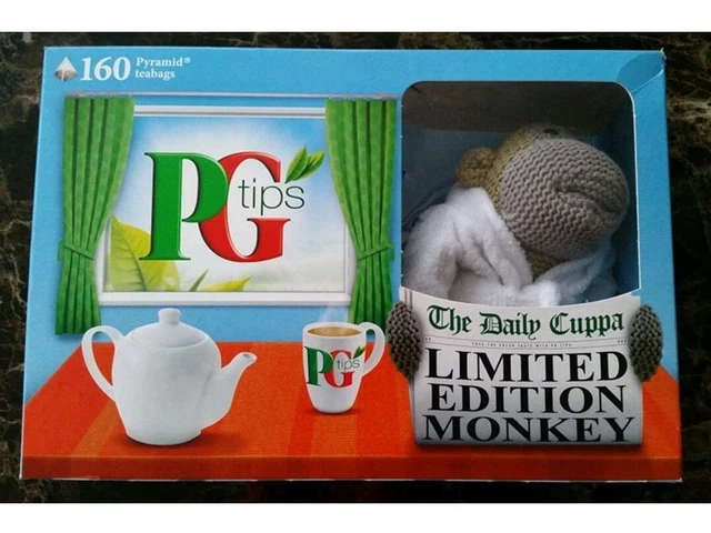 PG TIPS LIMITED Edition Monkey in Dressing Gown 2014 - No tea bags £85. ...