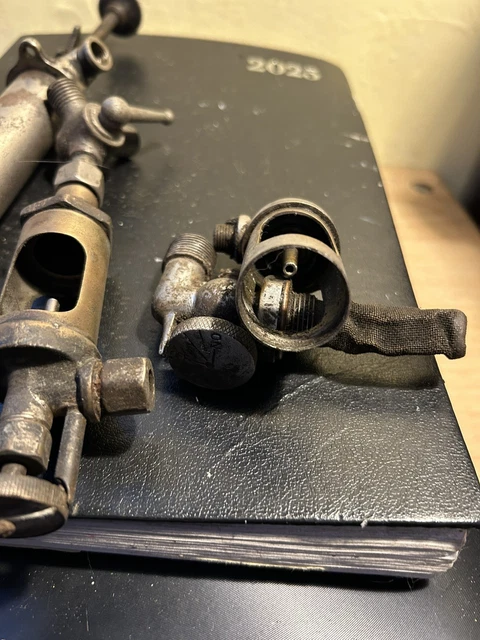 VETERAN VINTAGE FLAT Tank Oil Pump Ajs Bsa Triumph Etc. £66.08 ...