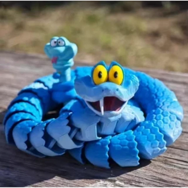 2025 ZOOTOPIA GARY De' Snake 3D Printing Articulated Action Figure Toy ...