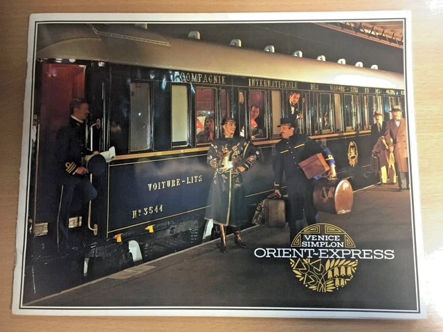 1982 VENICE SIMPLON Orient Express collectors vintage brochure ...