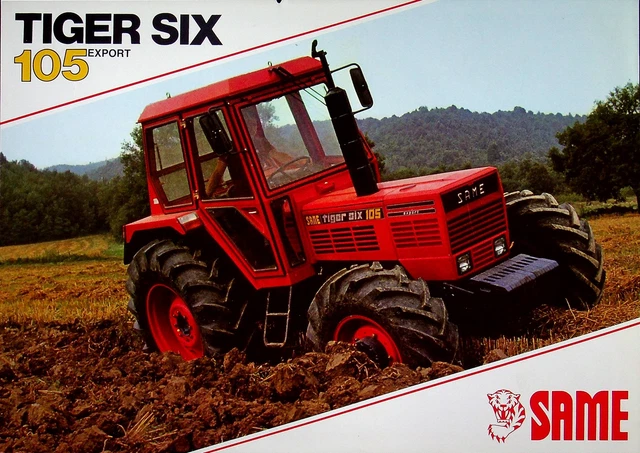 239430) SAME TIGER Six 105 Export Prospekt 05/1982 EUR 9,95 - PicClick DE