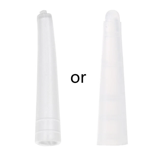 100PIECES CLEAR PLASTIC Protective Tweezers Protect Cover Tips Tweezers ...