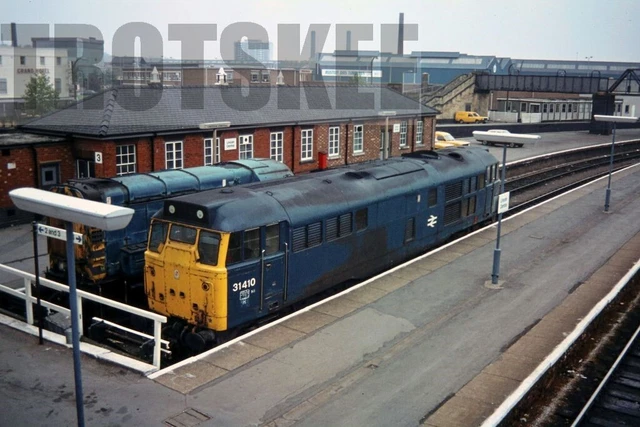 35MM SLIDE BR British Rail Diesel Loco Class 31 31410 Lincoln 1985 ...