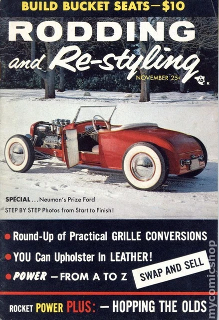 RODDING AND RE-STYLING Hot Rod Magazine Vol. 4 #9 VG 1957 Stock Image ...