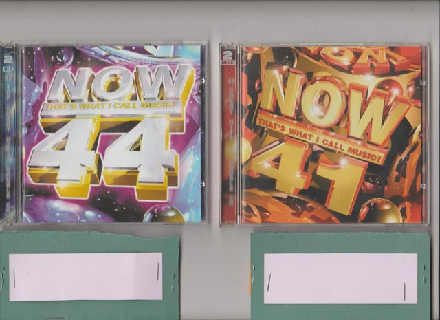 NOW THAT'S WHAT I Call Music number 41 and 44 / TWO CD Albums ...